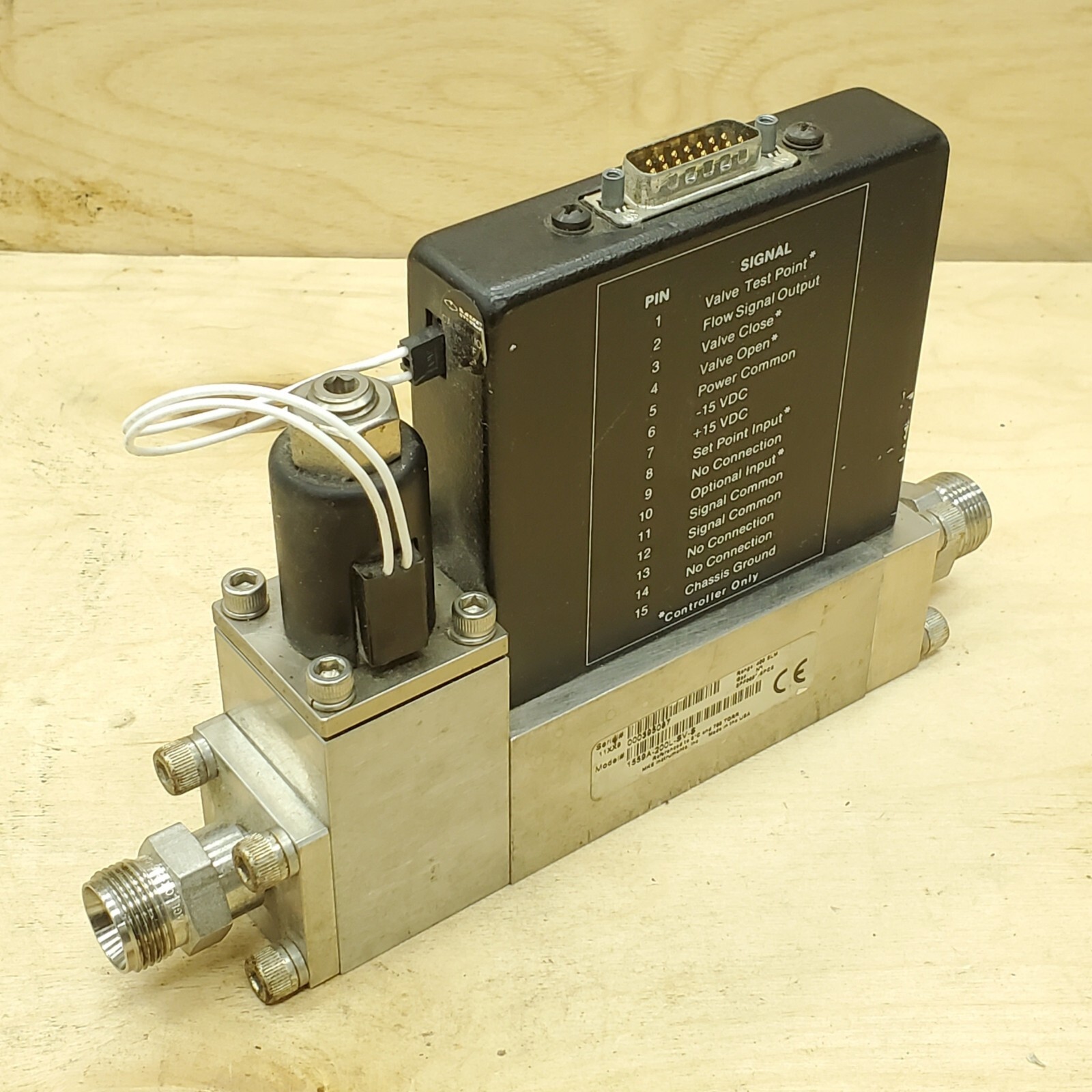 MKS 1559a-200l-sv-s Mass Flow Controller N2 Gas 300 SCFH Ref a for sale ...