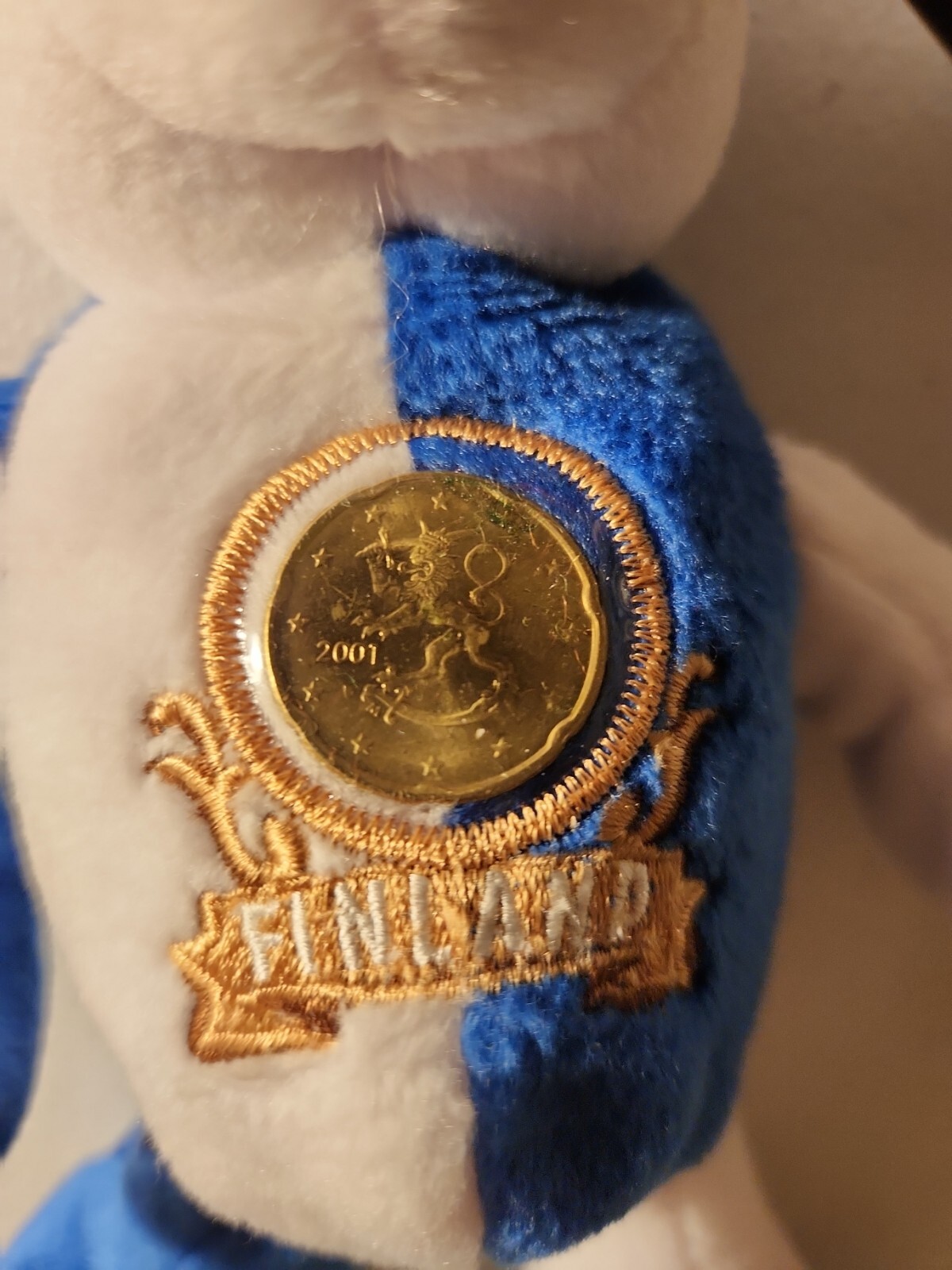 EURO BEAR Coin Bear Retired Plush 9" Collectible Bear Limited Treasures ...