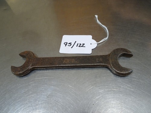 VINTAGE ARIEL NH KH TOOLBOX TOOLKIT ROLL SPANNER TOOL. 1/2 X 7/16".BSA ...
