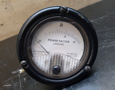 LAGGING POWER FACTOR METERMOD GAUGES S/N2890 | eBay