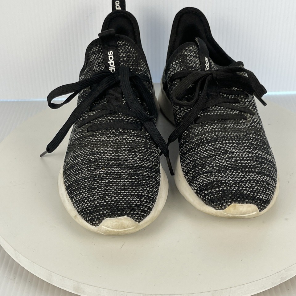 Adidas Womens Cloudfoam Running Shoes Sneakers 7.5 Gray Black HWI ...