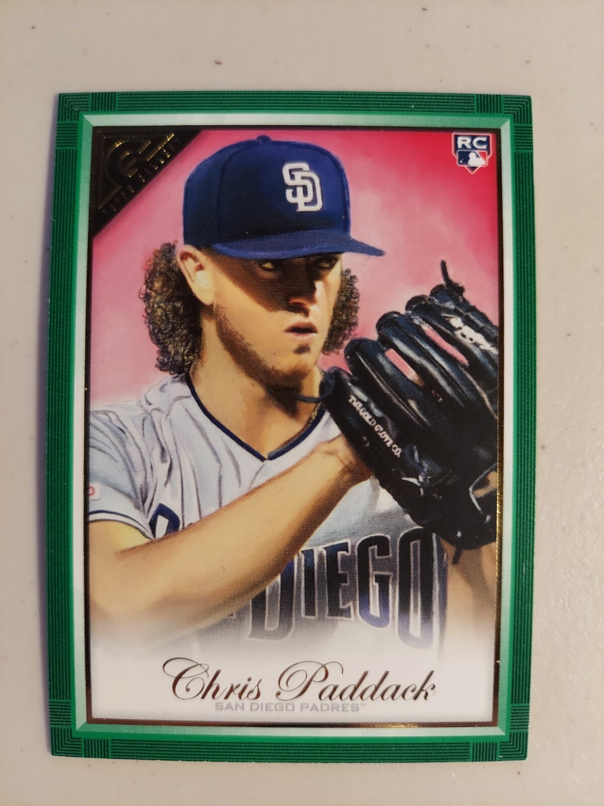 2019 Topps Gallery Green #66 Chris Paddack RC /99 Rookie Padres SP | eBay