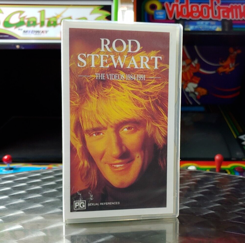 Rod Stewart The Videos 1984-1991 - VHS Music Video Tape | eBay Australia