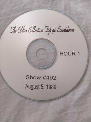 Oldies Collection Top 40 Countdown 8/5/1989 -Show # 492 - See Listing ...