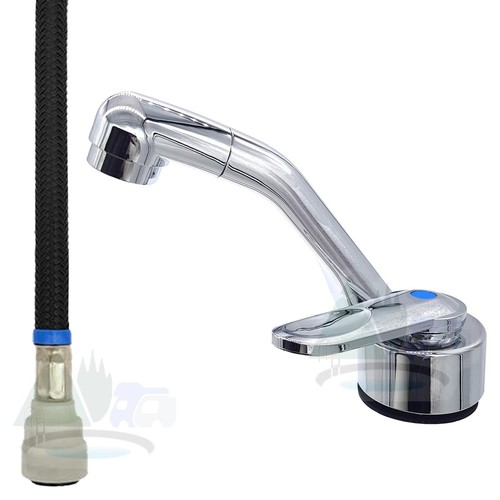 DOMETIC SMEV AC539 COLD TAP W/ JOHN GUEST TAILS 12V SINGLE CAMPERVAN ...