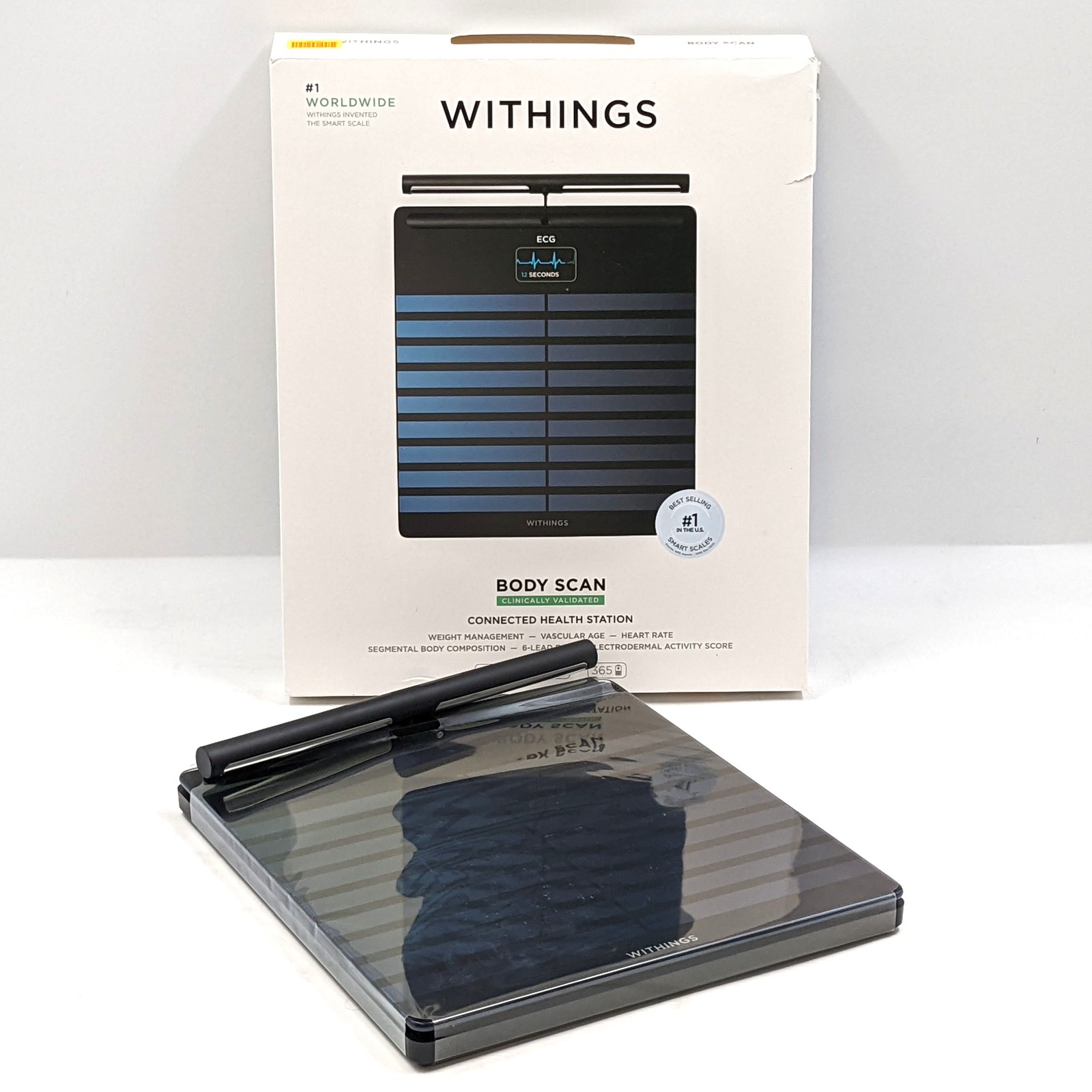 Withings Body Scan Body Mass Scale Black | eBay