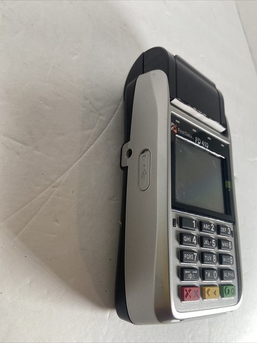 First Data FD410 Credit Card Terminal Untested NO CABLES UNIT ONLY ...