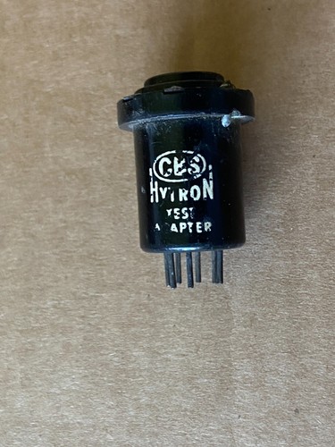 Vintage 7-Pin Vacuum Tube Test Socket Adapter CBS Hytron #DD | eBay