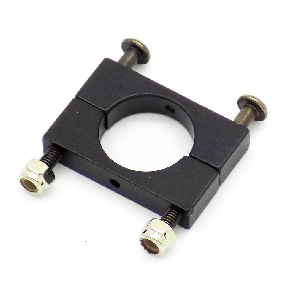 4pcs CNC Aluminum 14mm Round Tube Mount Clamp with Hardware (Black) | eBay