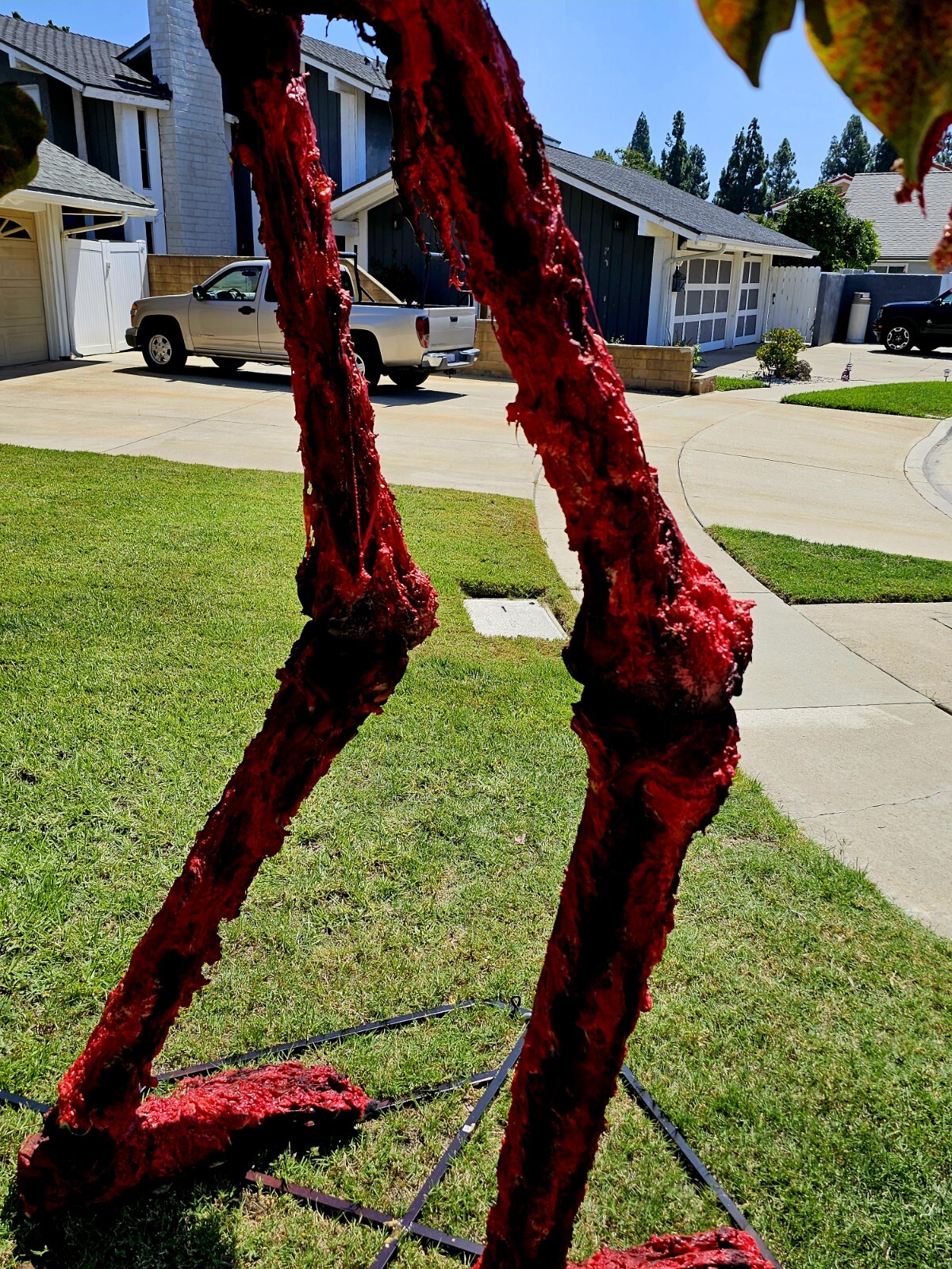 12 FT Home Depot Skeleton With Flesh Rot | eBay