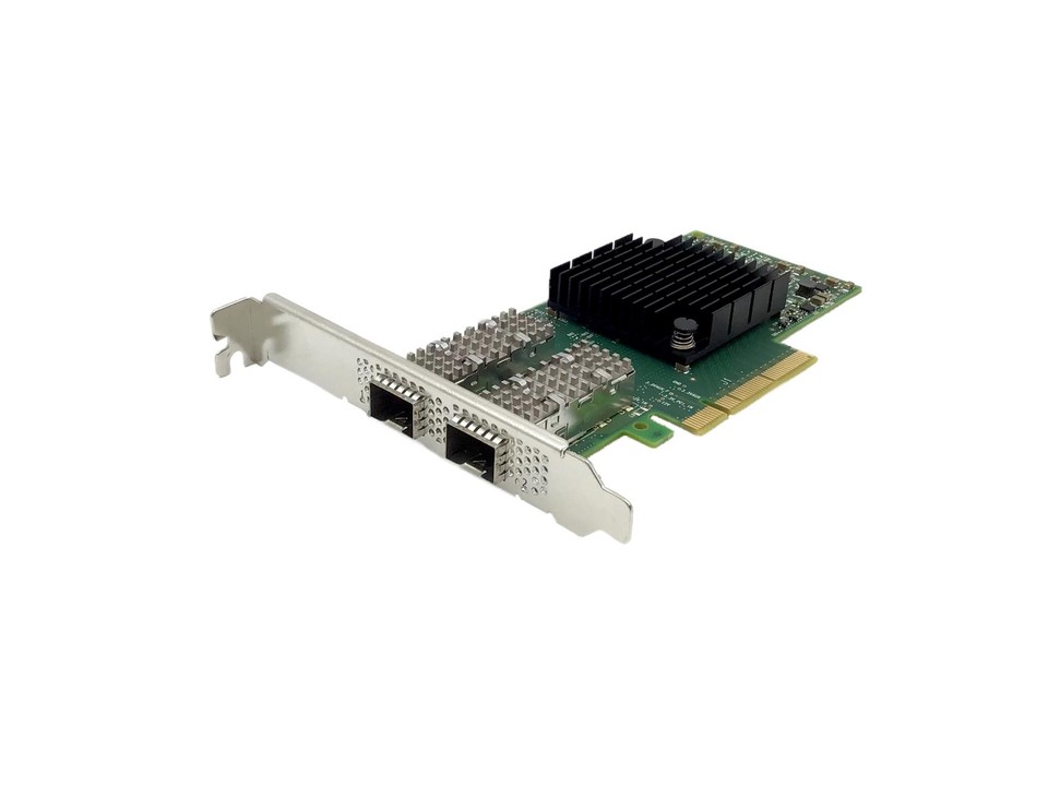 MCX4121A-ACAT Mellanox CX4121A ConnectX-4 Dual Port SFP28 25GbE Network ...