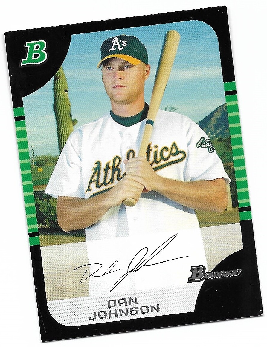 2005 Bowman Rookie Dan Johnson 143 Oakland Athletics | eBay