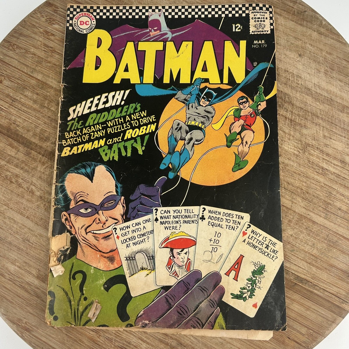 Batman Comic Riddler