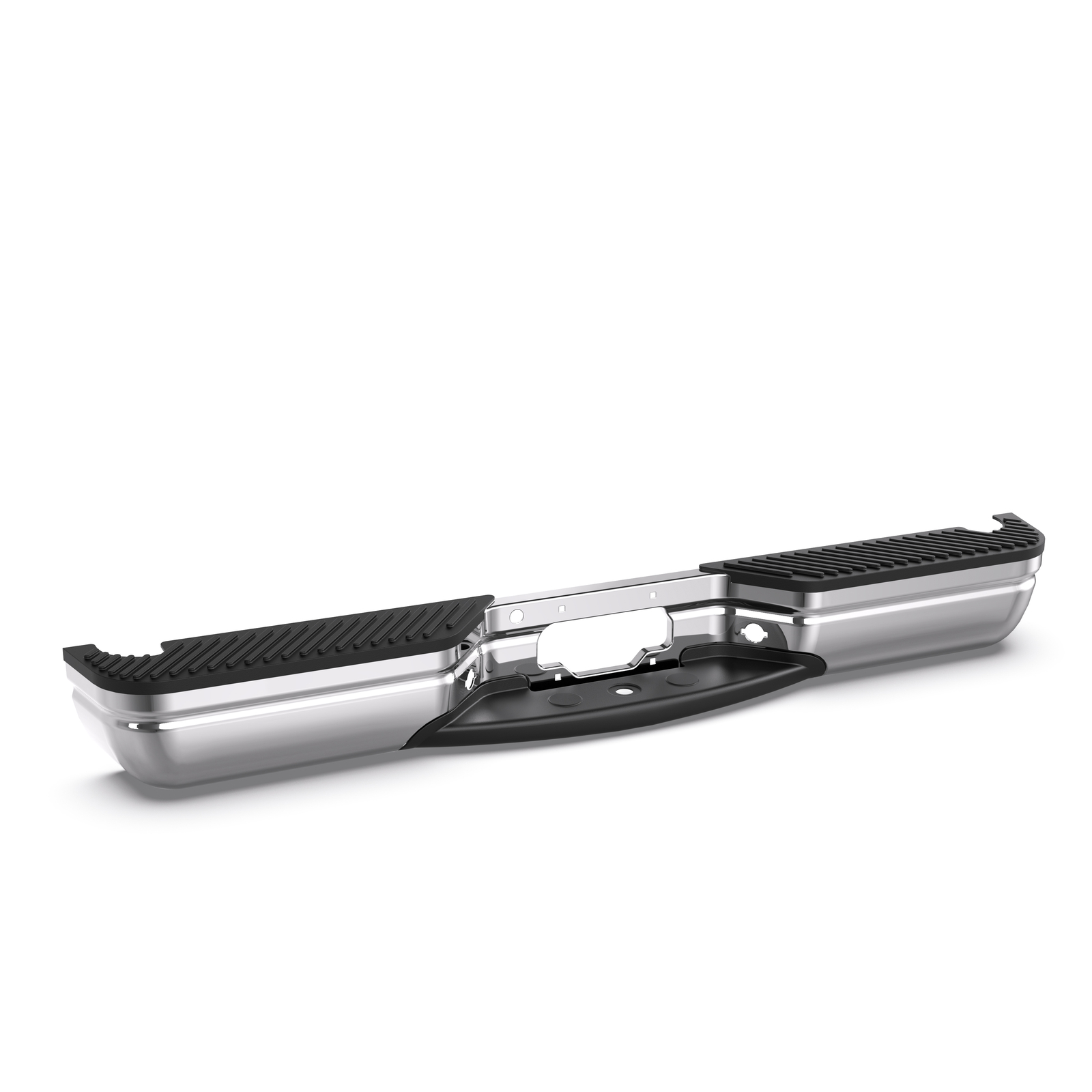 Chrome Rear Bumper For 1997-2004 Ford F150 StyleSide 1997-1999 F250 ...