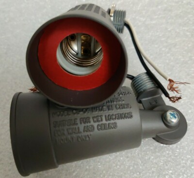 Set Of Two High Quality, UL Listed Metal Outdoor Flood Light Socket ...