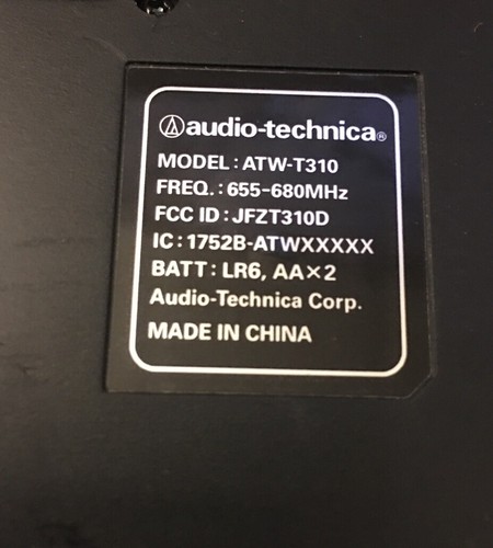 Audio-Technica AEW-R4100 (655-680MHz ) +ATW-T310 UHF Transmitter. | eBay