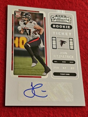 2022 PANINI CONTENDERS JOHN FITZPATRICK ROOKIE TICKET AUTO ATLANTA ...