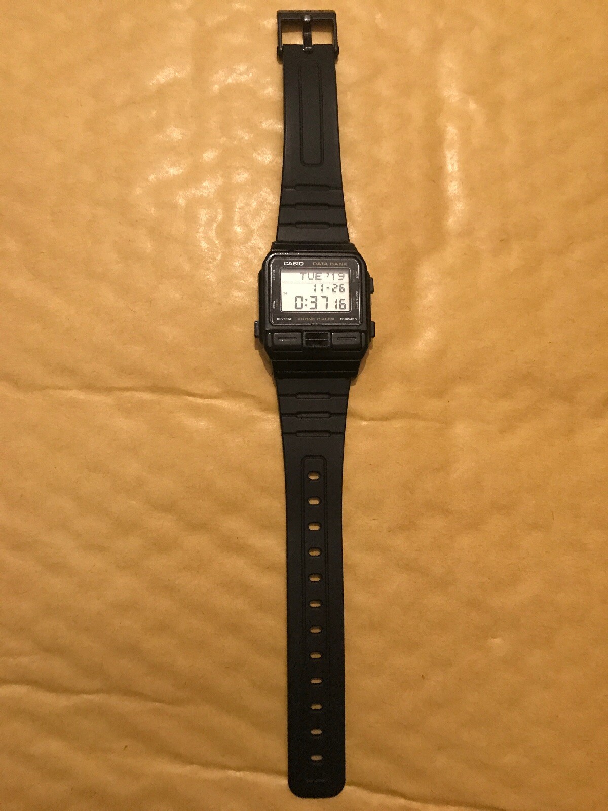 Casio Databank Vintage Phone Dialler. Casio DBA-80 Watch. From 1987 ...
