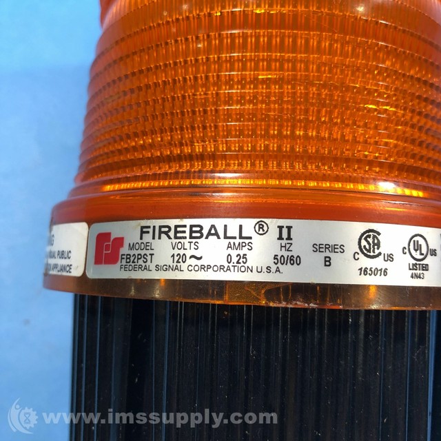 Federal Signal FB2PST Fireball II Strobe Warning Light T137191 for sale ...