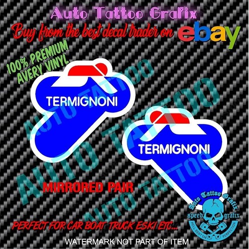 TERMIGNONI STICKER DECAL MOTORBIKE EXHAUST MOTO GP MOTORSPORT TOOL BOX ...