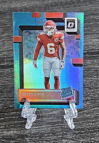 BRYAN COOK 2023 Donruss Optic Rated Rookie Aqua Blue Prizm /299 KC ...
