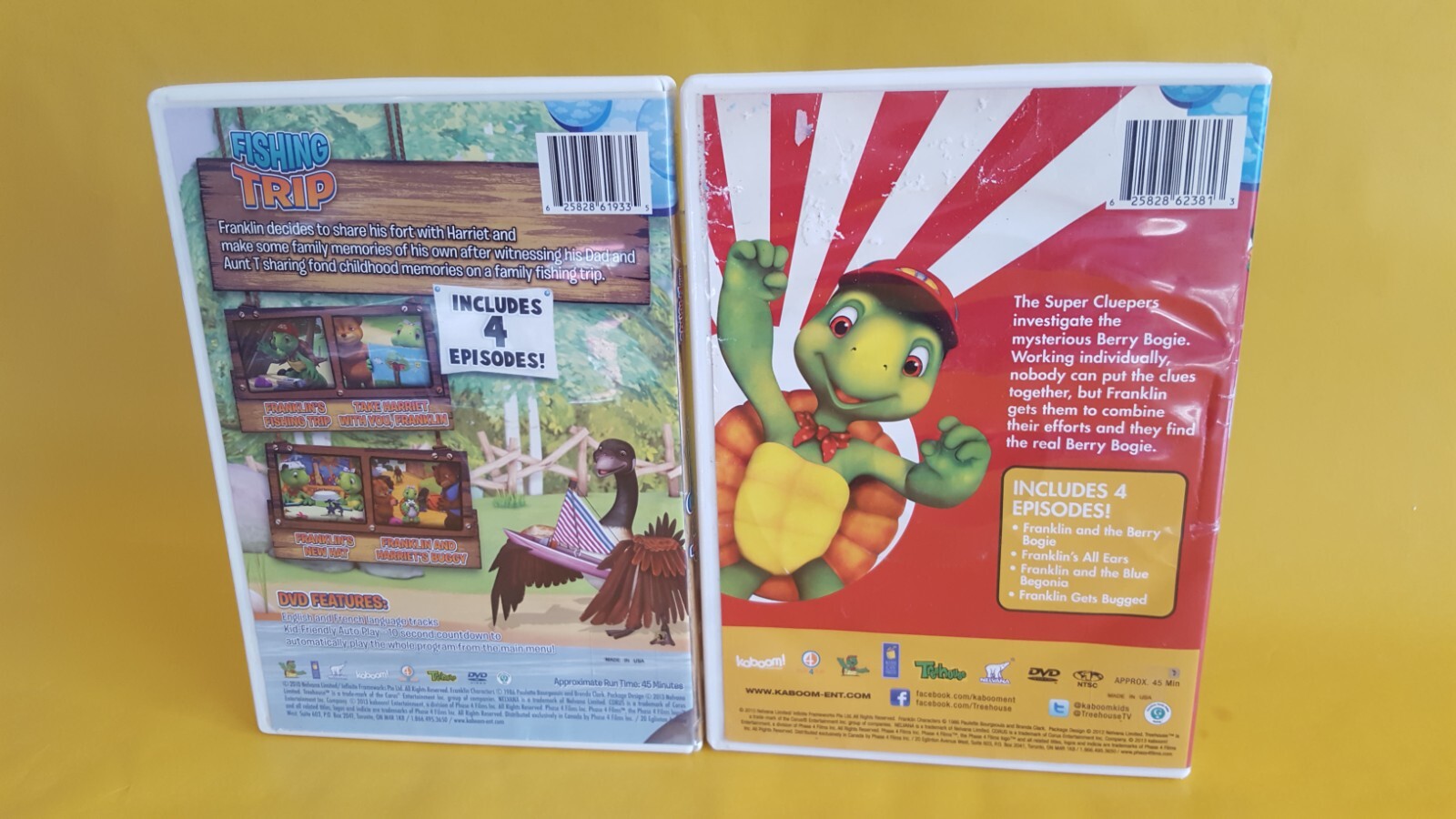 Lot of 6 Kids DVDs TreeHouse Franklin Festive Friends Max & Ruby | eBay