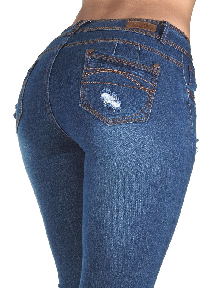 Colombian Design, Butt Lift, Ripped, Destroyed Skinny Jeans | eBay