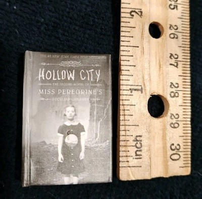 Miniature Dollhouse Book Zuru Hollow City Horror Scary Real Mini Book ...