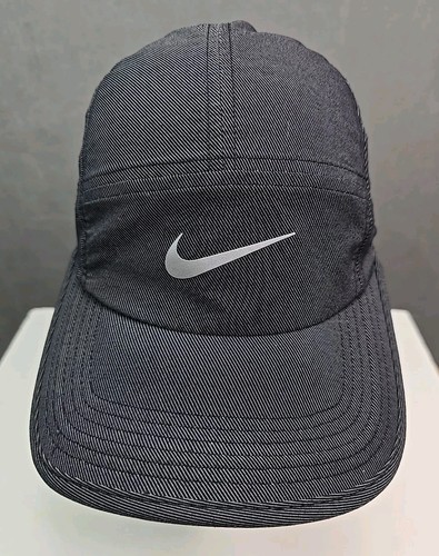 Nike AW 84 Dri Fit Strap Back Dad Hat Cap Men One Size Grey Active Run ...
