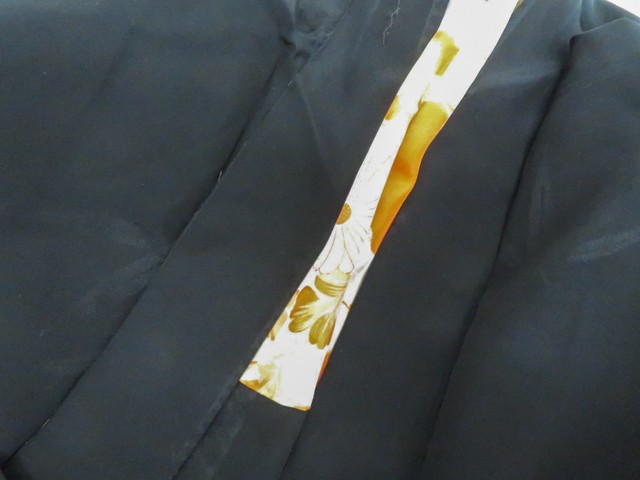 Japanese Antique Haori Black Jacket Silk Woven Pattern eb-1229 | eBay UK