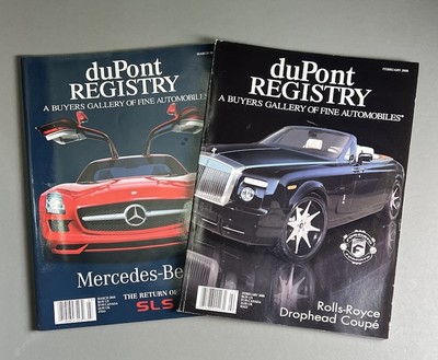 Dupont Registry Car Automobile Magazine Lot 2008 2010 Rolls-Royce Sls ...