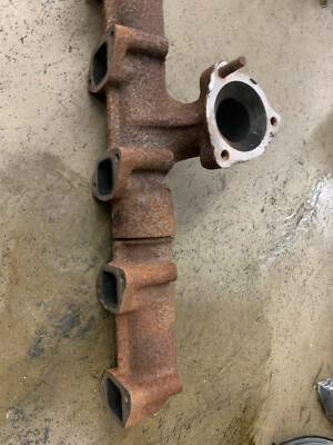 Exhaust Turbo iron exhaust manifold pipe for ISUZU 6BG1 engine,Hitachi ...