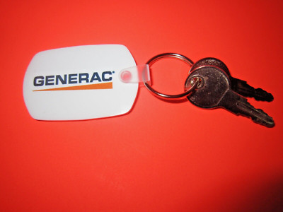 Generac Standby Generator Keys W/ Double Sided Key Chain Fits 2008-2024 ...