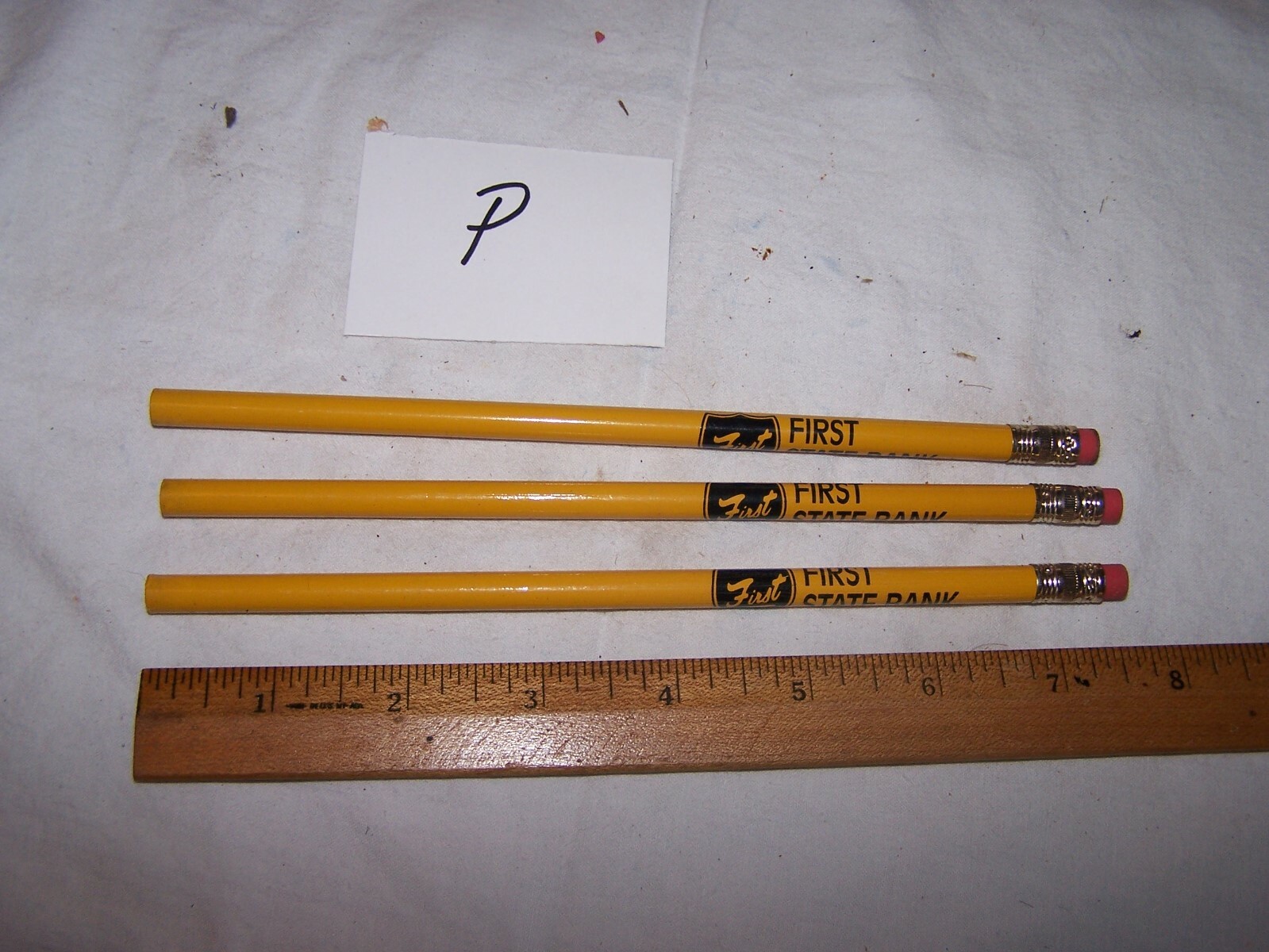 3 FIRST STATE BANK Pencils - Lot P | eBay