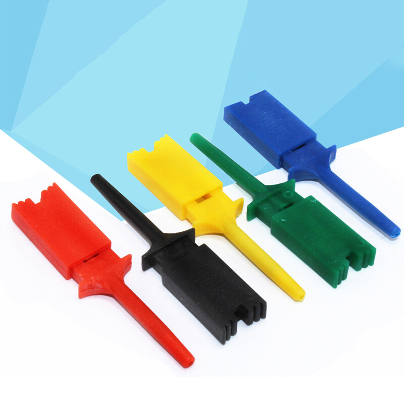 Multimeter Lead Wire Hook Clip For Grabbers Test Probe SMD IC Cable DIY ...