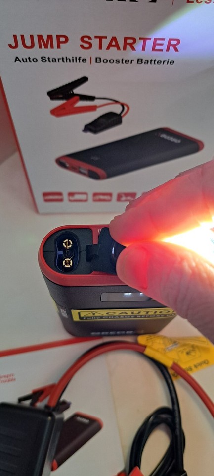 GREPRO Jump Starter Power Pack (up to 6.5L Gas, 4.0L Diesel), Car ...