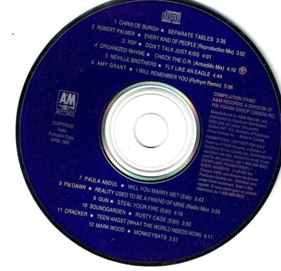 PLAYED ONCE Organized Rhyme Check The O.R. Remix on Promo CD RARE Tom ...