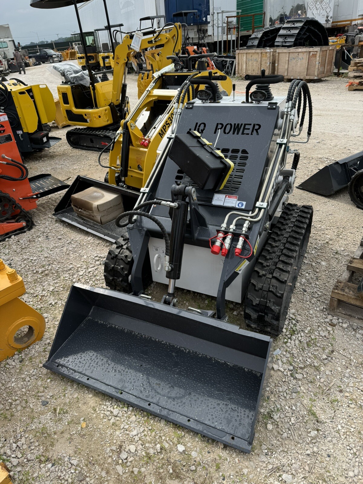 2024 JQ Power JQ400 Mini Skid Steer Compact Track Loader 22 HP Gas ...