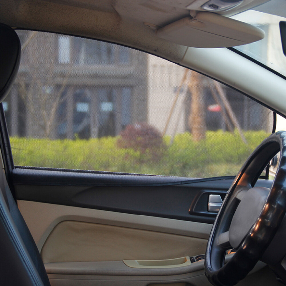 4X Car Side Front Rear Window Sun Shade UV Shield Magnetic Protection ...