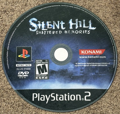 Silent Hill Shattered Memories PS2 Game Disc Polyester Floor Mat *RUG ...