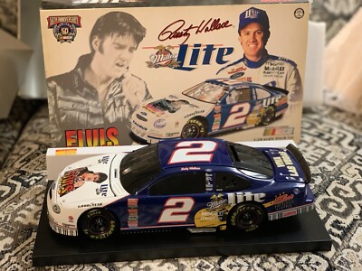 Rusty Wallace, Miller Lite - Elvis! 1:24 car, Action nascar 50th ...