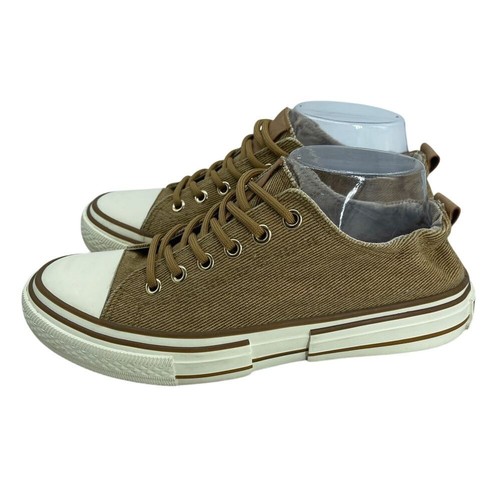Very G Shoe Woman 8.5 Brown Casual Canvas Sneaker Low Top Comfort ...