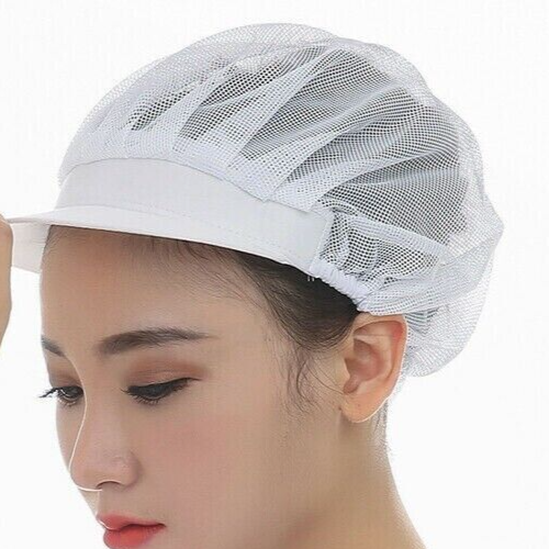 CHEF Half Mesh Work Cap Elastic Hats for Catering Cook X5 HATS *EL82 ...