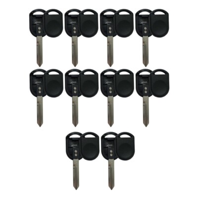 Key Shell Case Compatible with Ford Uncut Blade Non Chip H75 H84 (10 ...