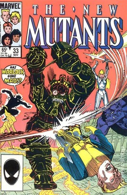 New Mutants #33 FN 1985 Stock Image | eBay