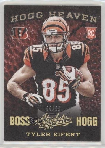 2013 Panini Absolute Hogg Heaven Boss Hogg /99 Tyler Eifert #59 Rookie ...
