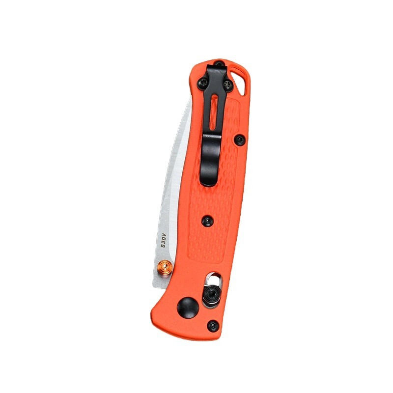 Benchmade 535 BUGOUT Ranger Folding Pocket Knife orange Grivory Handle ...