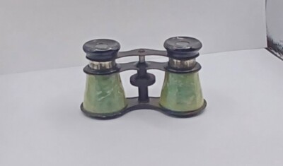 Vintage Ornate Green Opera Glasses Mini Binoculars Japan | eBay