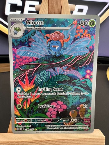 Pokemon Obsidian Flames - 198/197 Gloom - Illustration Rare - NM/M | eBay