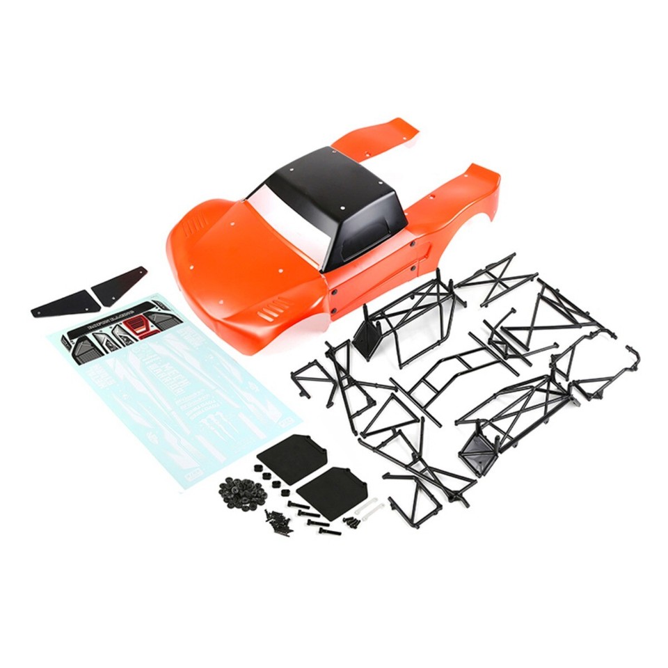 Upgraded Metal Roll Cage w/ Body Shell For RC 1/5 LOSI 5IVE-T & Rovan ...